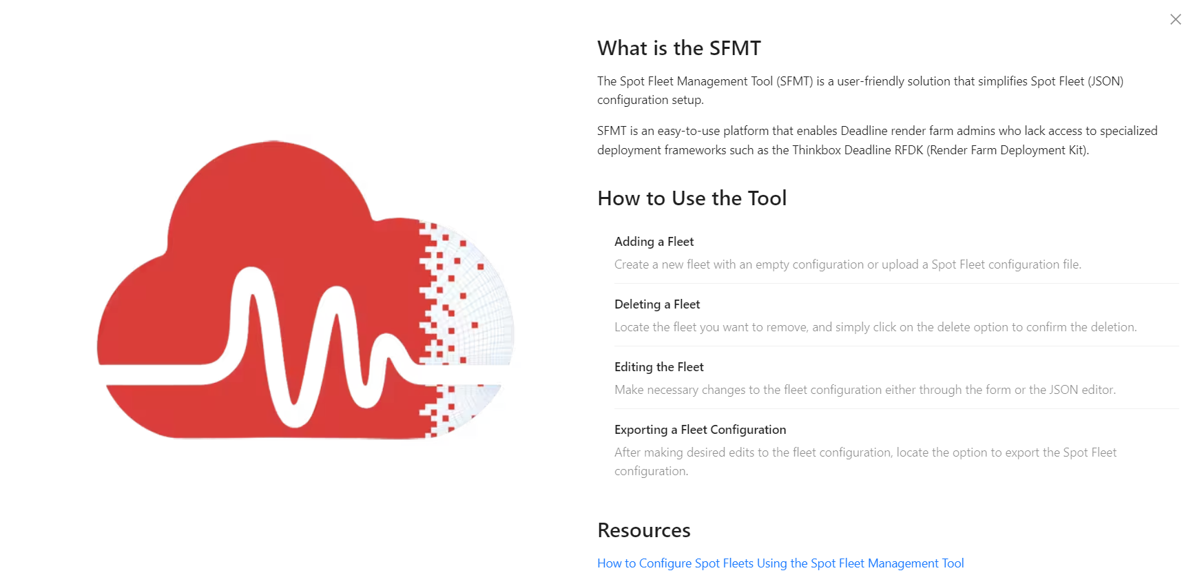 SFMT: Simplifying Spot Fleet Configuration for Deadline Render Farms